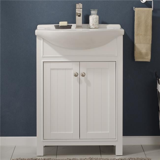9.96 cu. ft. Marian Bath Vanity with Porcelain Vanity Top & Basin ...