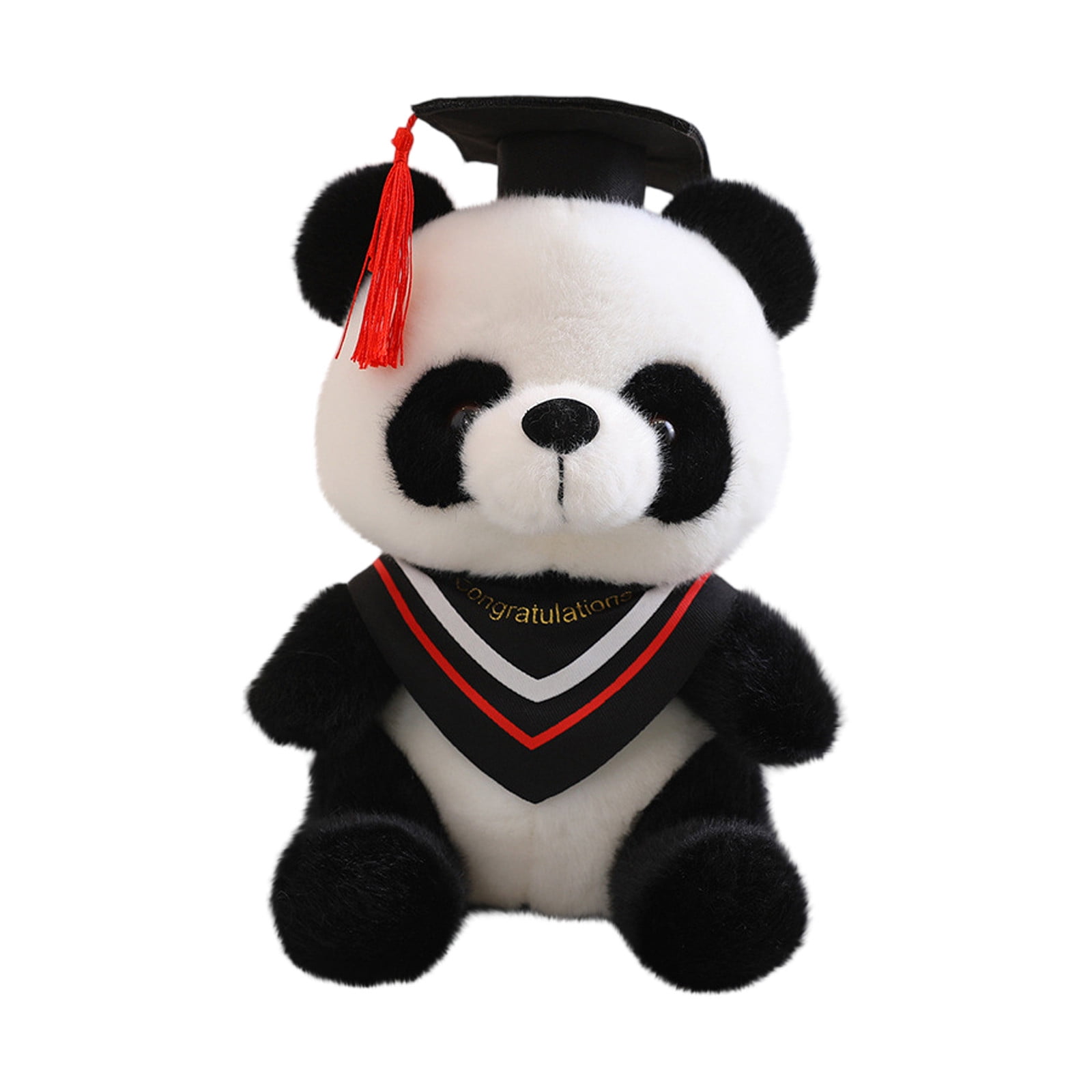9.9in Kawaii Panda Stuffed Animals Plush Toys 2025 Graduation Birthday ...
