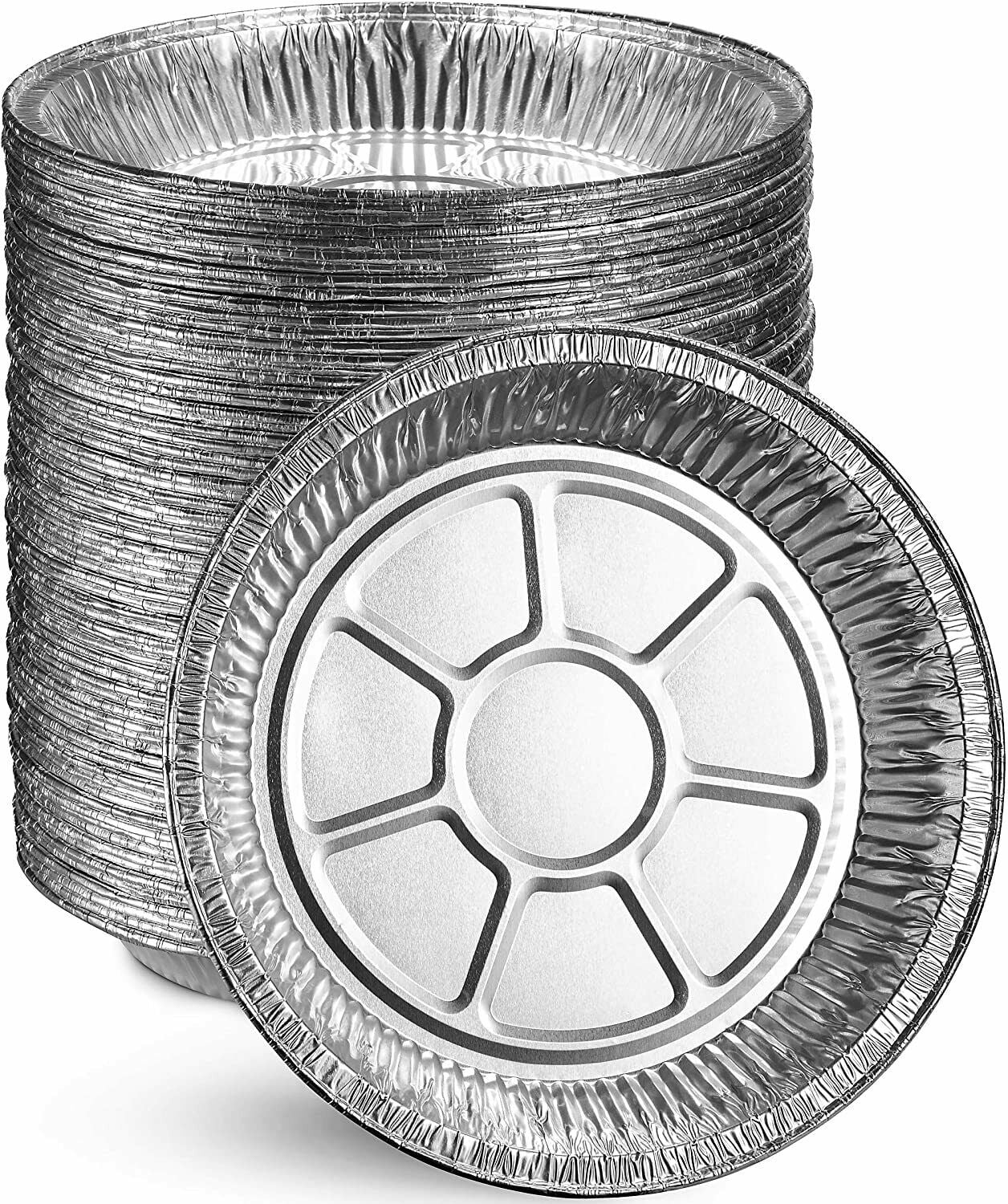 9" Aluminum Pie Pan 1" Deep-Disposable Baking Tin Plates (100 PANS ...