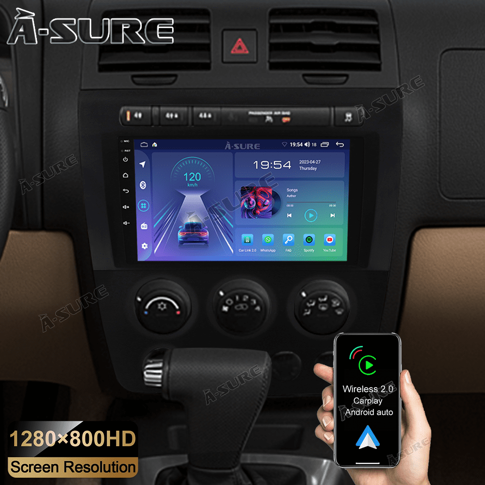 9" Android 13 Wireless CarPlay Car Stereo Radio for Hummer H3 2006-2010 GPS Navi WiFi Bluetooth ...