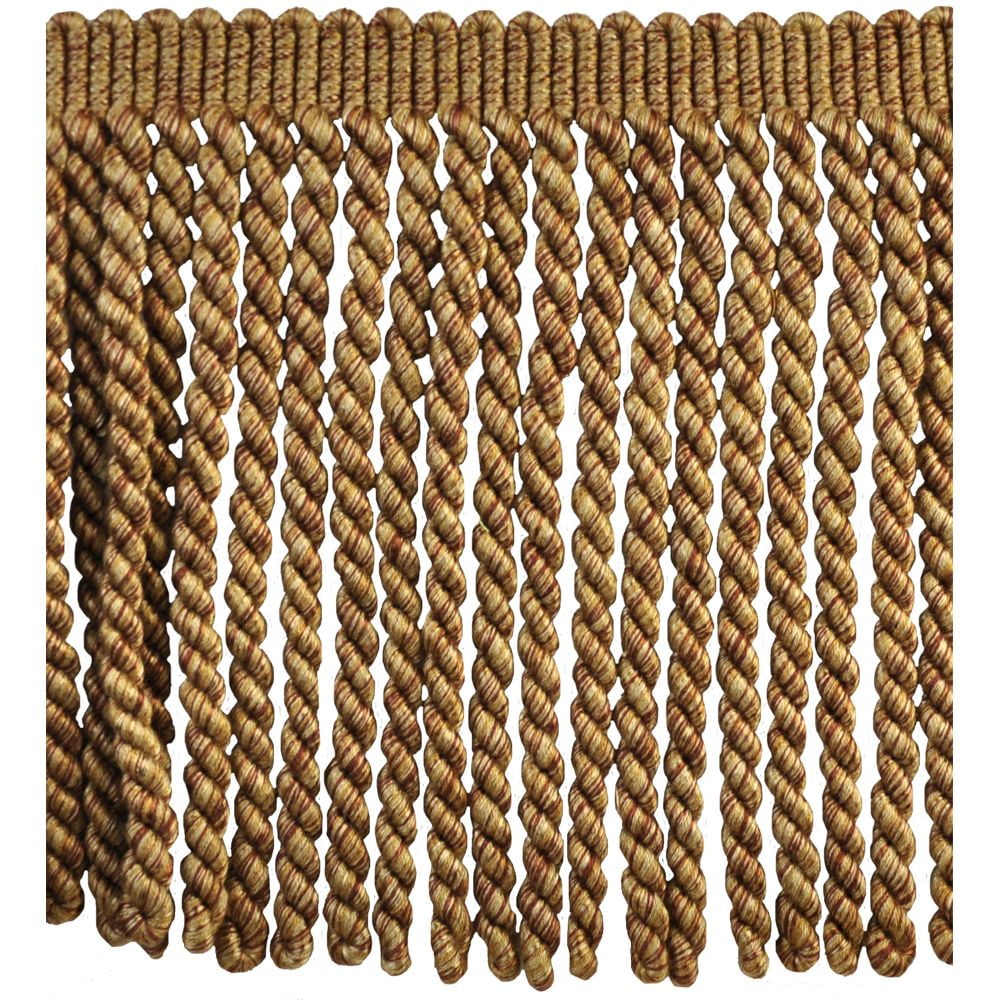 9-inch Bullion Fringe (5 Yard Roll) - BF-4010-83/06 Bronze and Brown ...