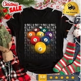 9-Ball Pool Accessory T-Shirt, Unisex T-Shirt - Walmart.com