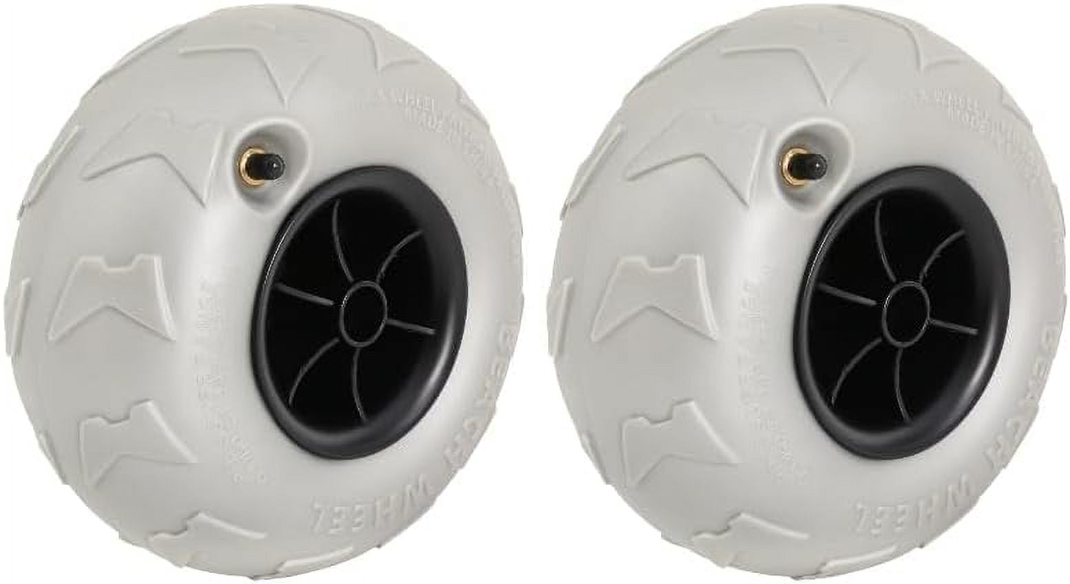 9" Balloon Wheels Beach Cart Tires, Replacement Balloon Wheel Beach ...