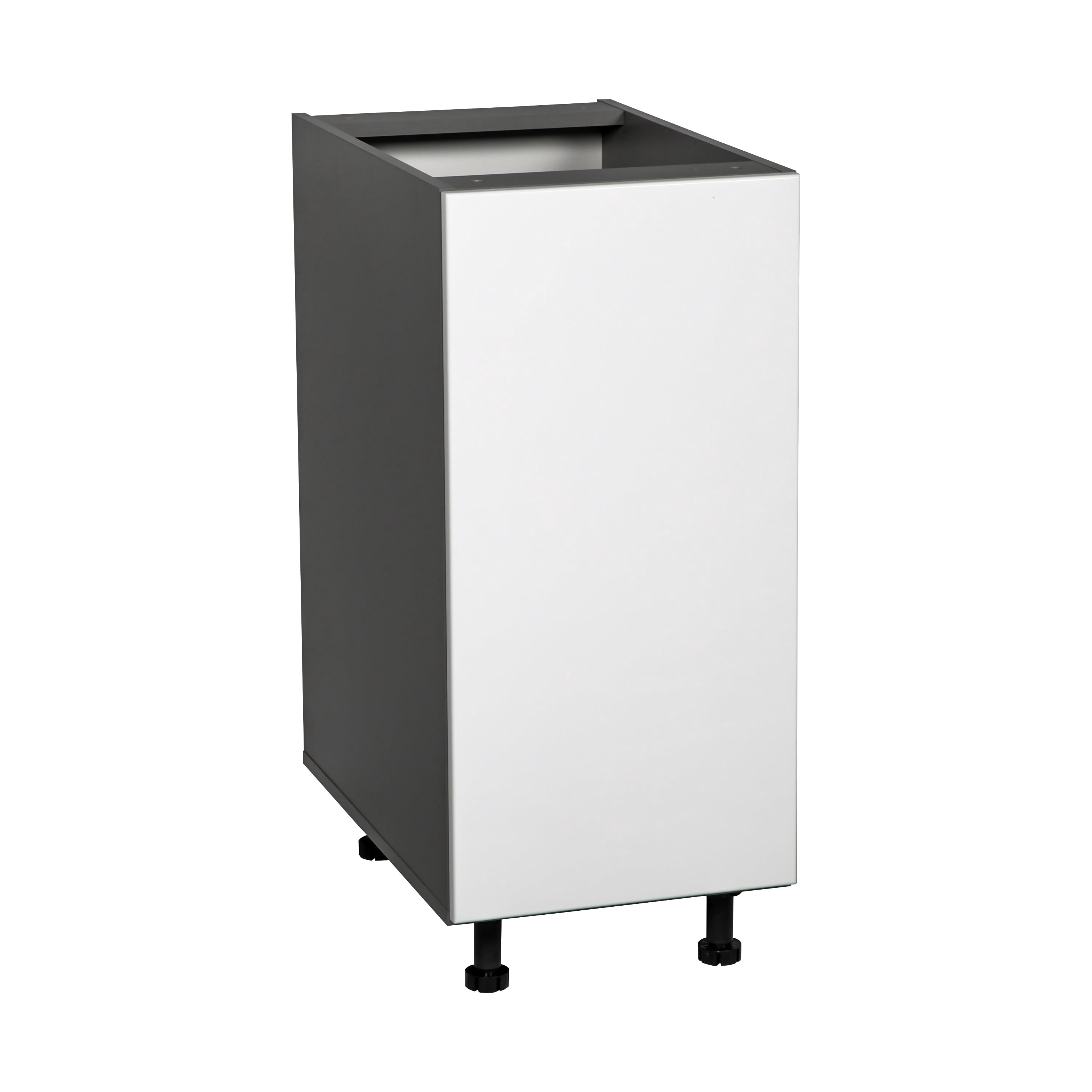 9" Base Cabinet High Single Door with White Gloss door - Walmart.com