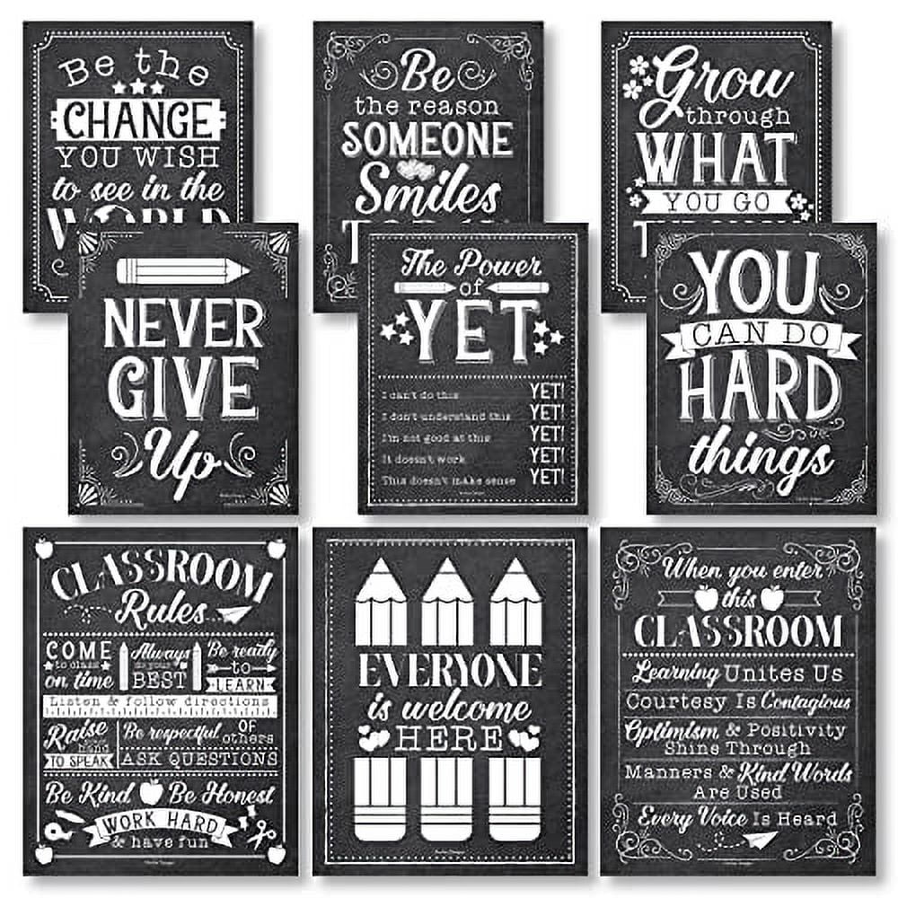 9 Black And White Classroom Decor - Welcome Sign For Classroom ...