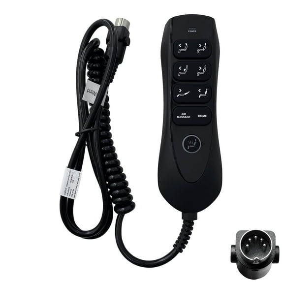 9 Button 5 Pin Okin Massage Remote Hand Control Model HS.10.09.03 with ...