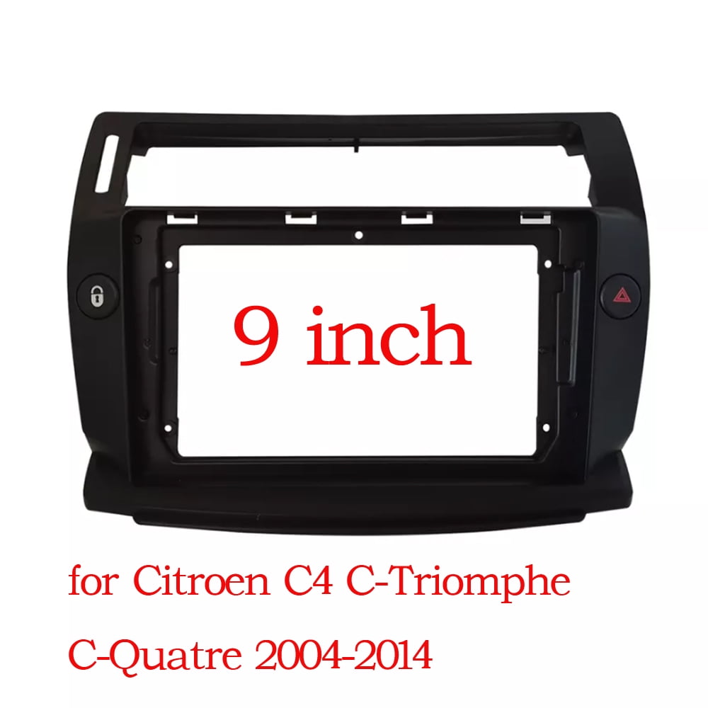 9"Car Fascia Radio Panel DVD Panel Dash Kit Install Adapter Console ...