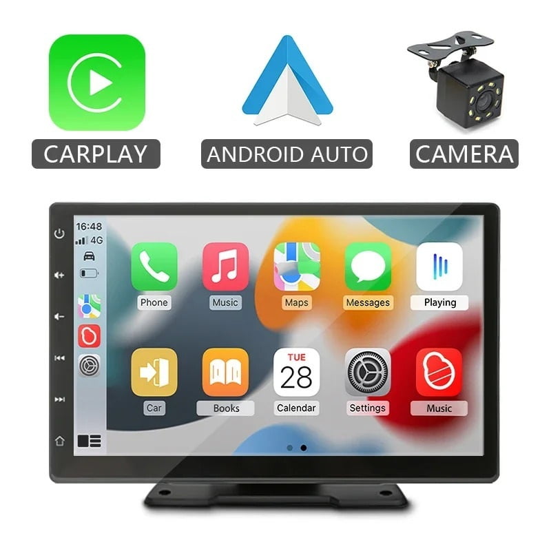 9" CarPlay Car Radio Multimedia Video Player Android Auto IPS Touch ...