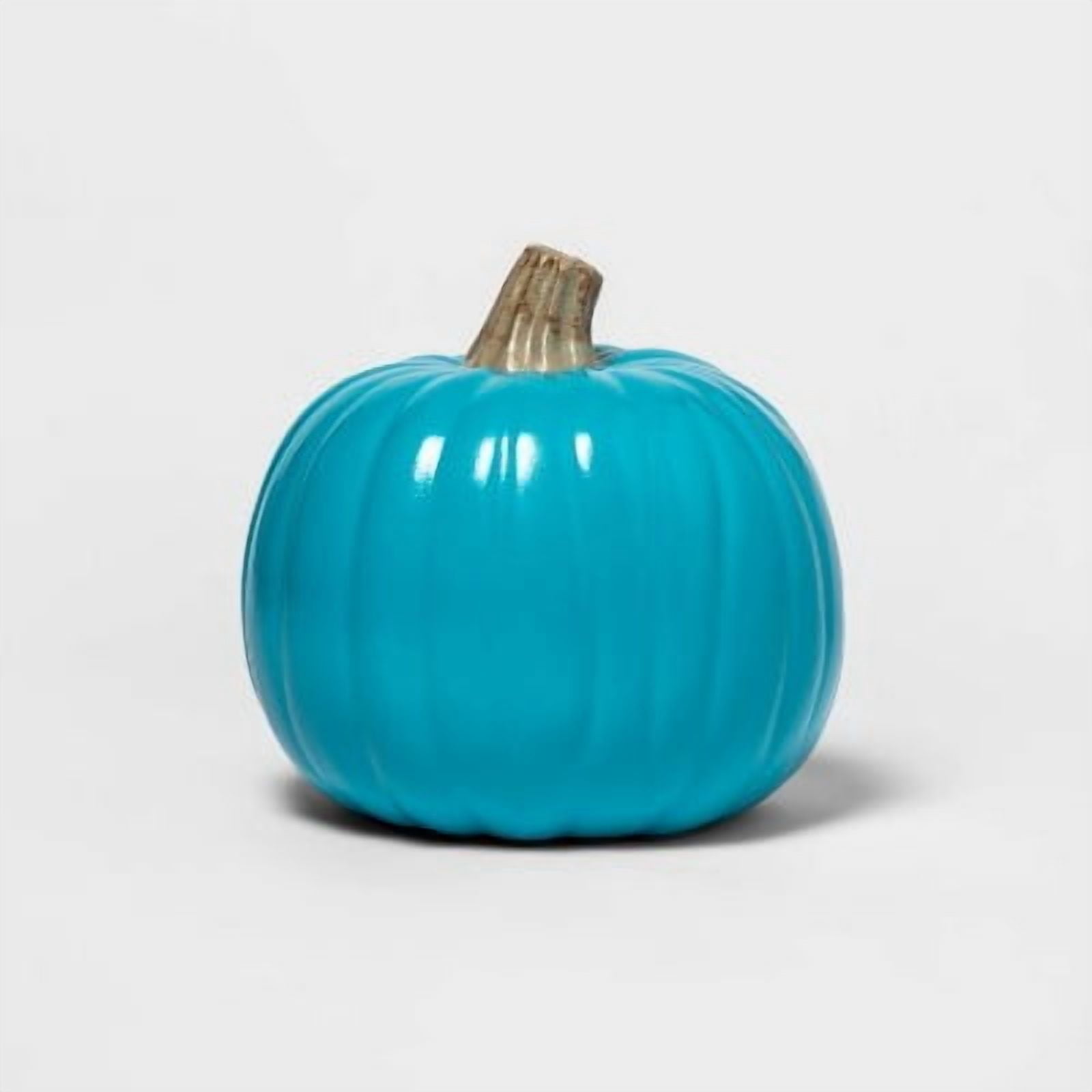 9" Carvable Faux Halloween Pumpkin - Walmart.com