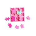 9-Cavity Silicone Fondant Mold, Puzzle Design Chocolate Mold for Cake ...
