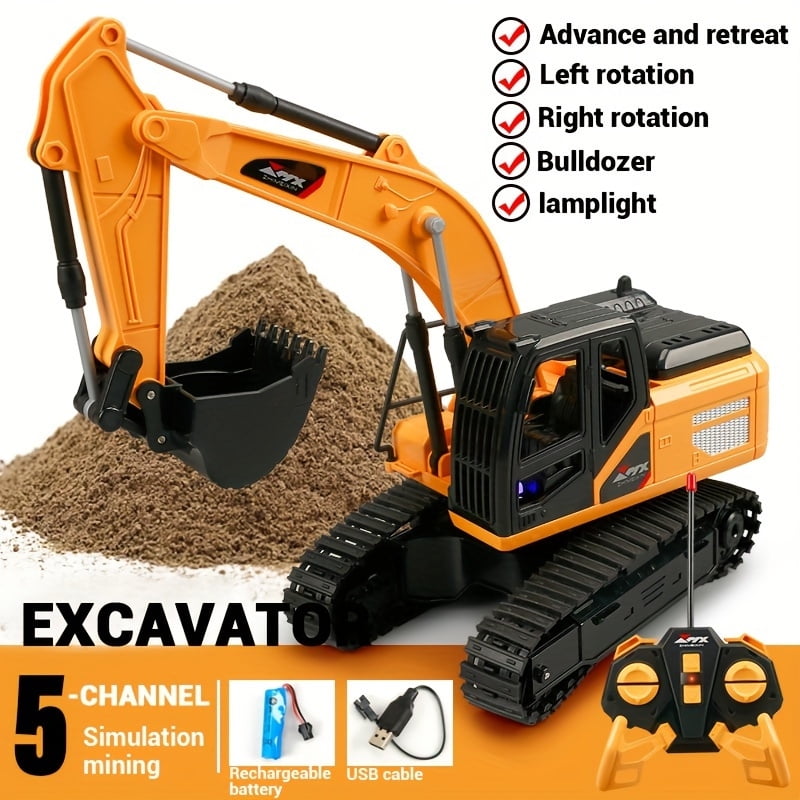 [9 Channels Bulldozer] 2.4Ghz 9 Channels Remote Control Bulldozer ...