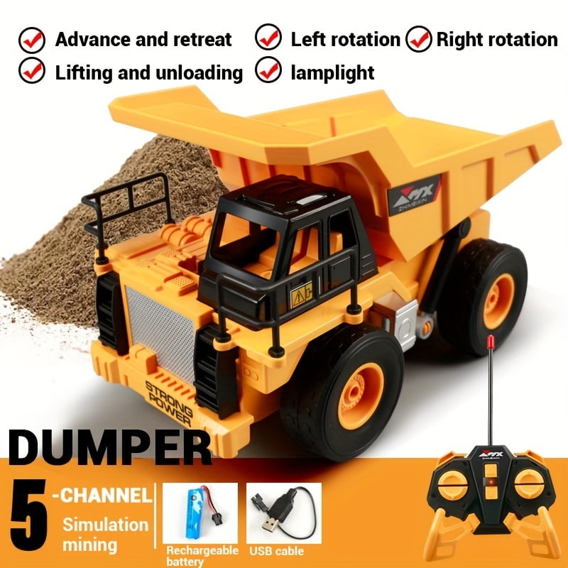 [9 Channels Bulldozer] 2.4Ghz 9 Channels Remote Control Bulldozer ...