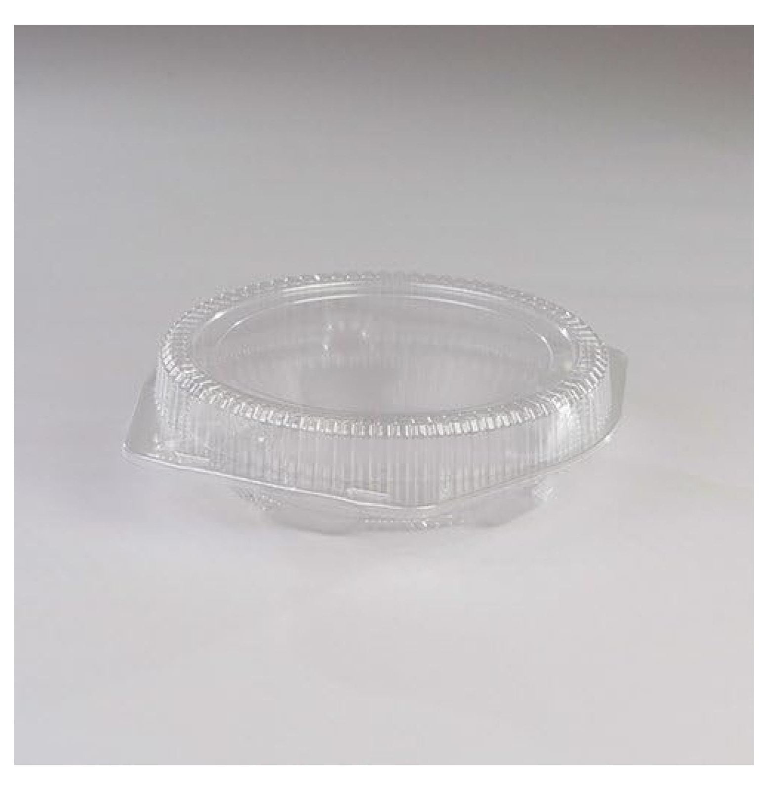9" Clear Round Plastic Hinged Deep Pie Container - 100 per case LBH992 ...