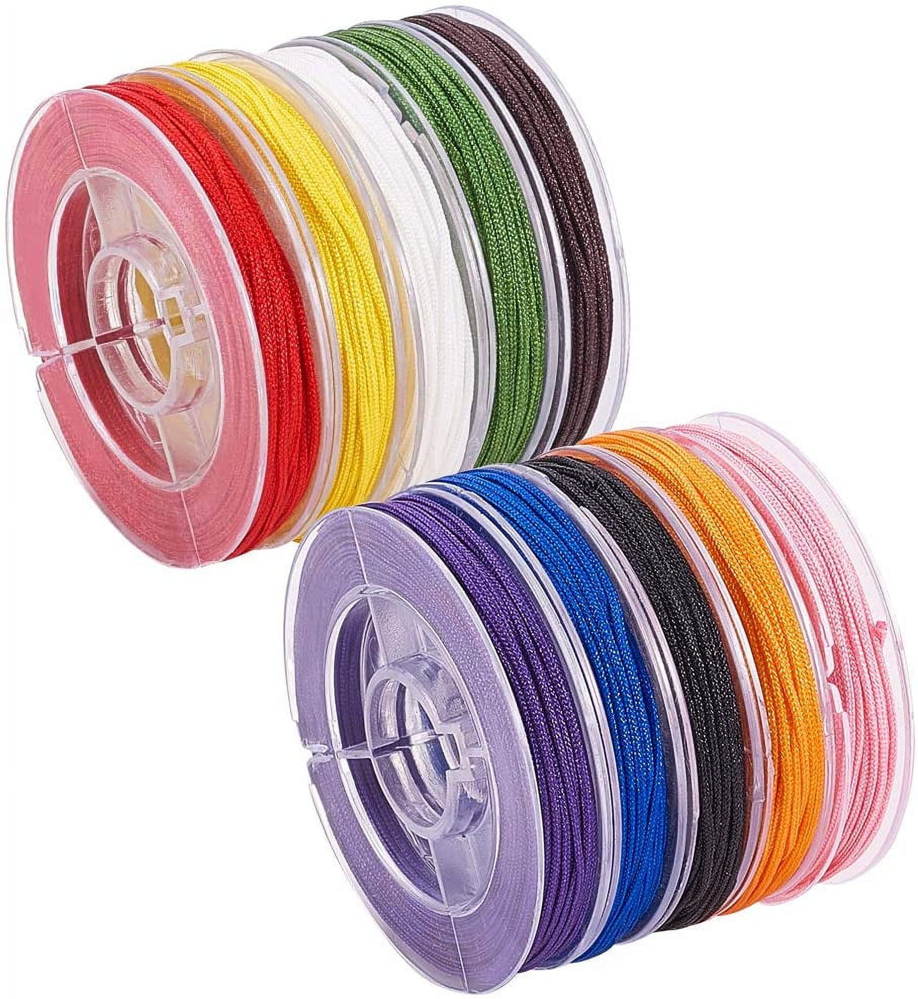 SUNNYCLUE 9 Color 0.8mm Nylon Cord for Jewelry Making, Arts & Crafts ...