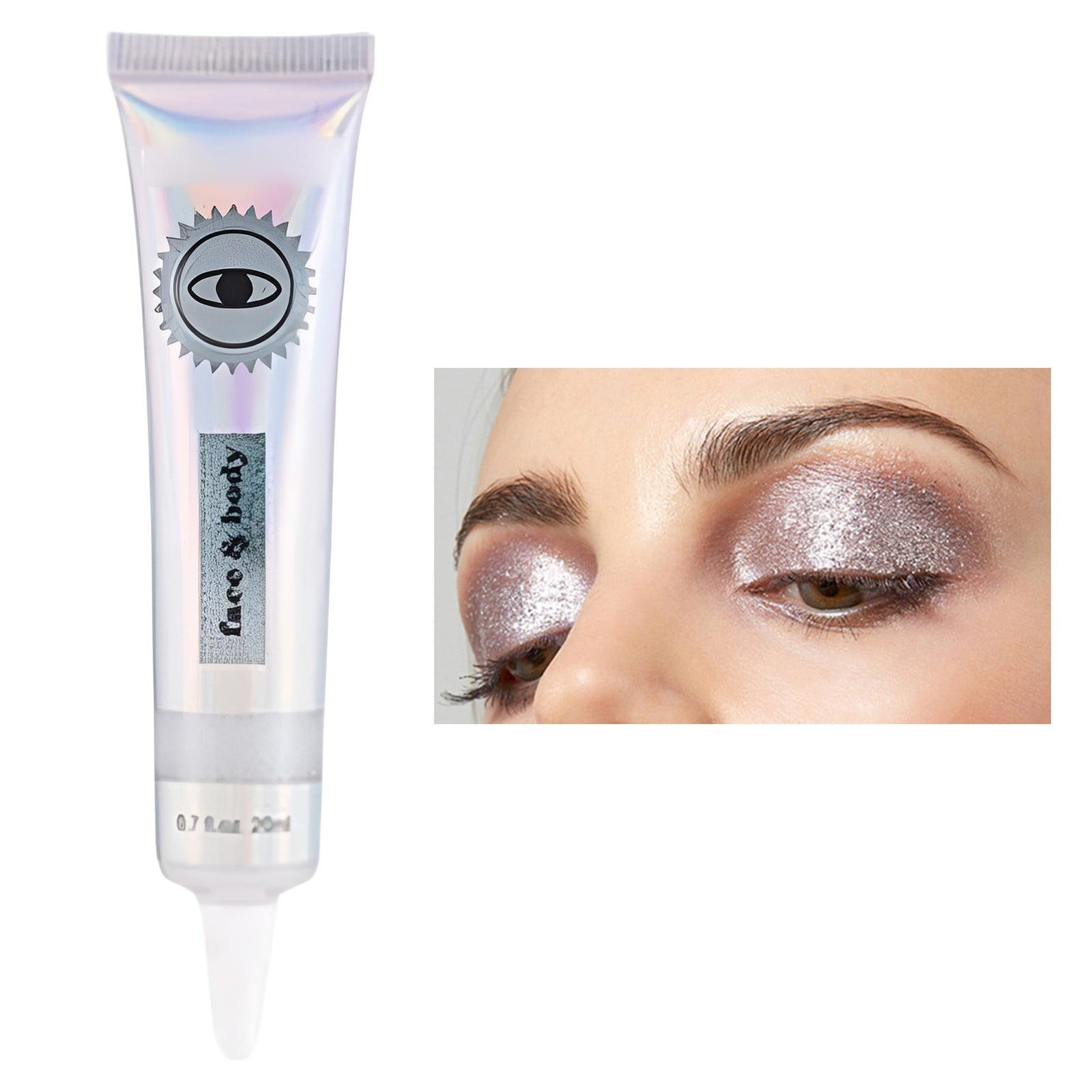 9 Color Glitter Glitter Gel Lip Eye Face Multifunctional Liquid ...