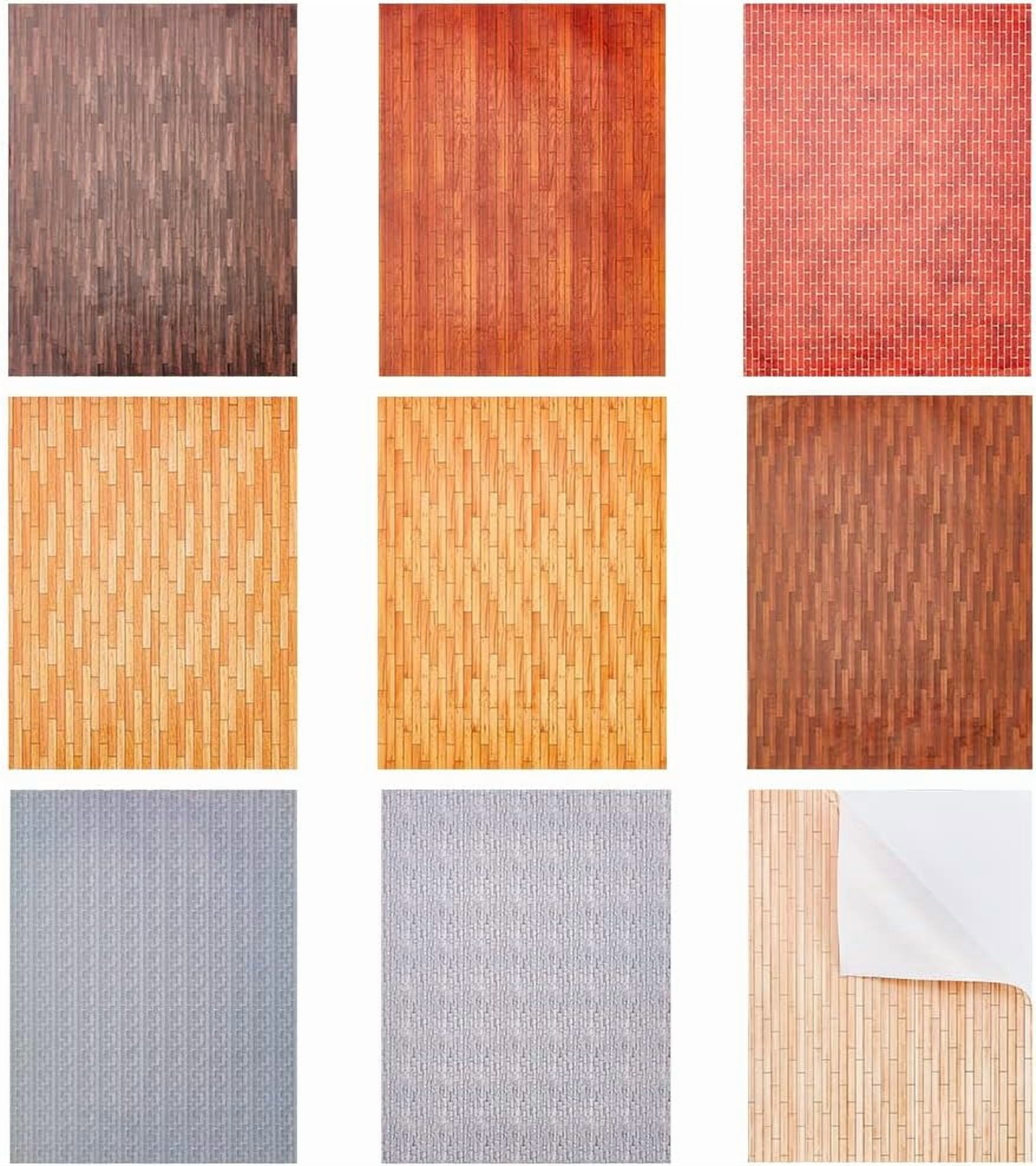 9 Color Mini House Floorboards Wallpaper 8.3x11.2 Inch Self Adhesive ...