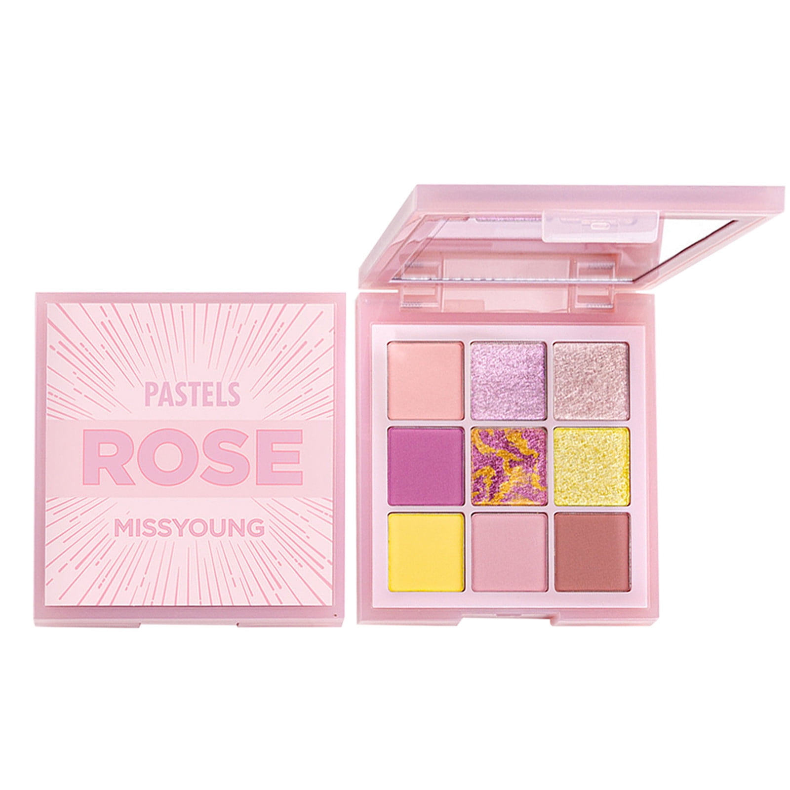 9 Colors Eyeshadow Makeup Pallet Set Long Lasting Eye Shadow Preppy ...