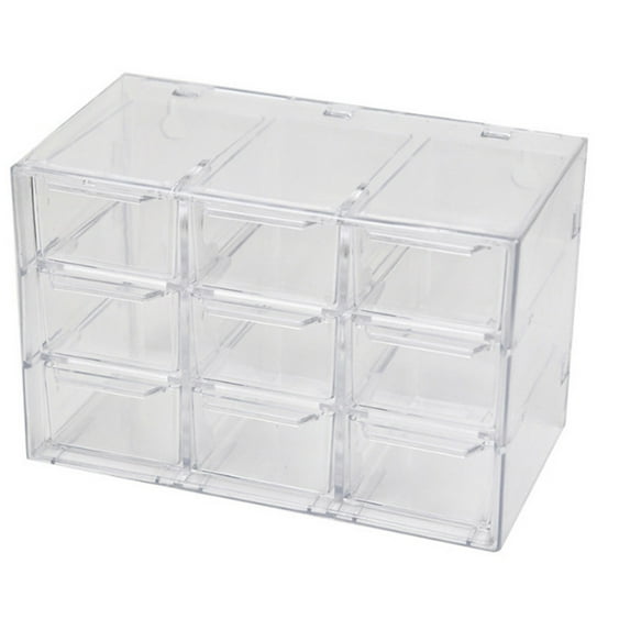 9-Compartment Bead Storage Box, Glass Beads Organizer for DIY Bracelet ...