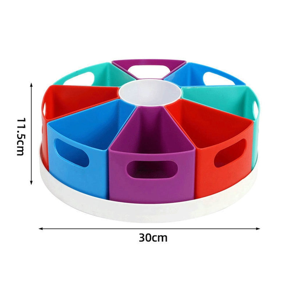 9 Compartments Rotating Desk Organizer for Office and Classroom ...