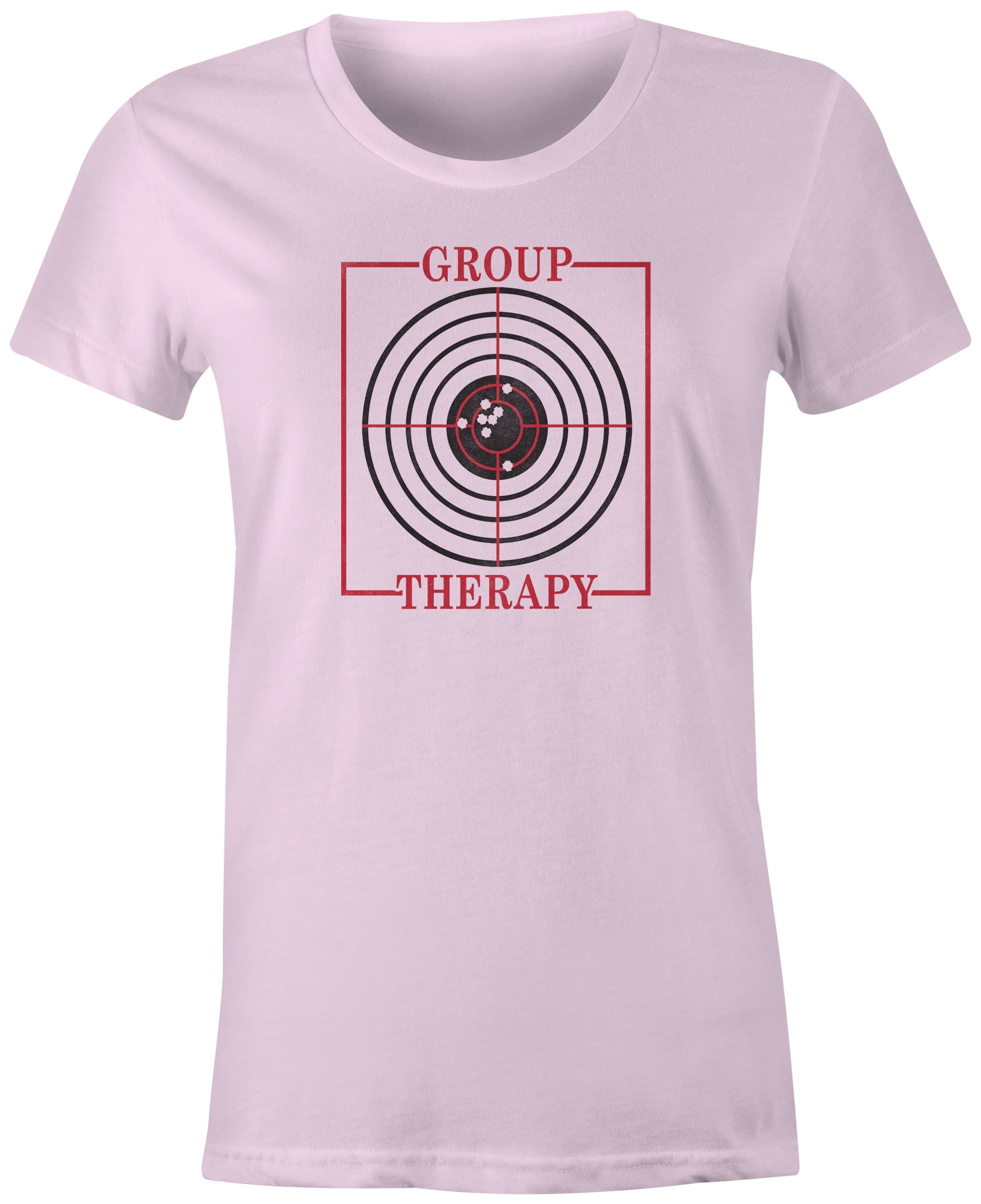 9 Crowns Tees Funny Group Therapy Gun Target Shooting T-Shirt-Mens ...