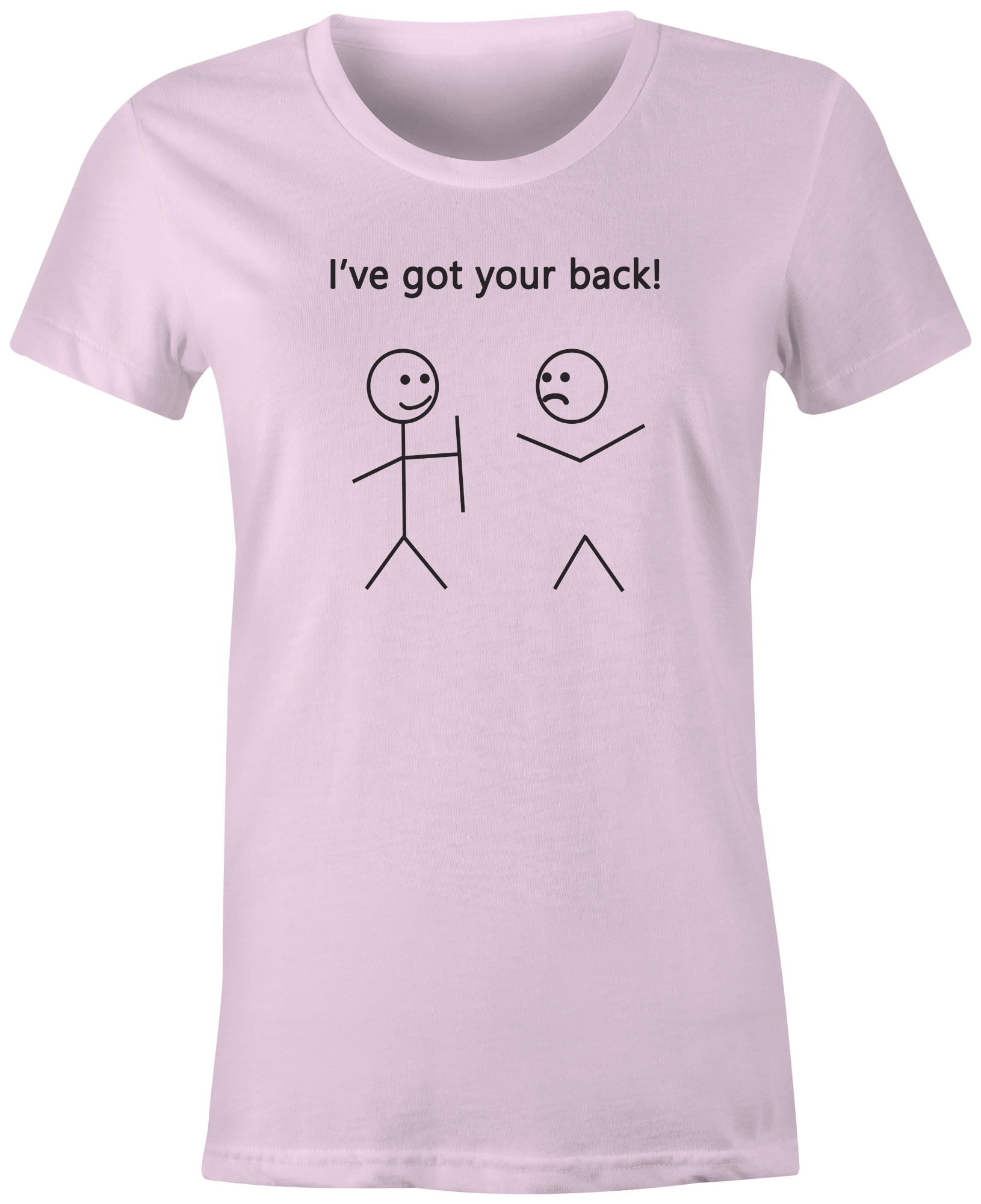 9 Crowns Tees Mens Womens Funny I've Got Your Back Stick Figure Shirt ...