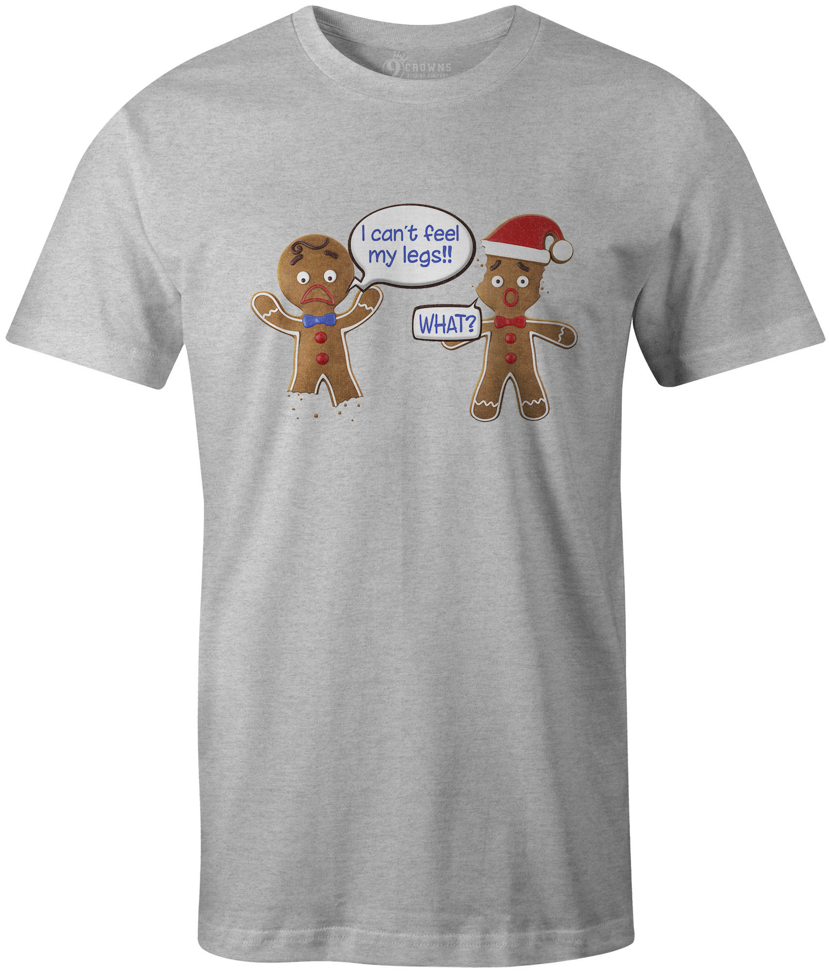 9 Crowns Tees Xmas Christmas Funny Naughty Holiday Tee Shirt (Ginger ...