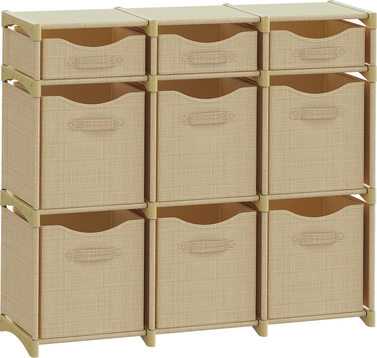 9 Cube Closet Organizer & Storage | Includes All Storage Cube Bins ...