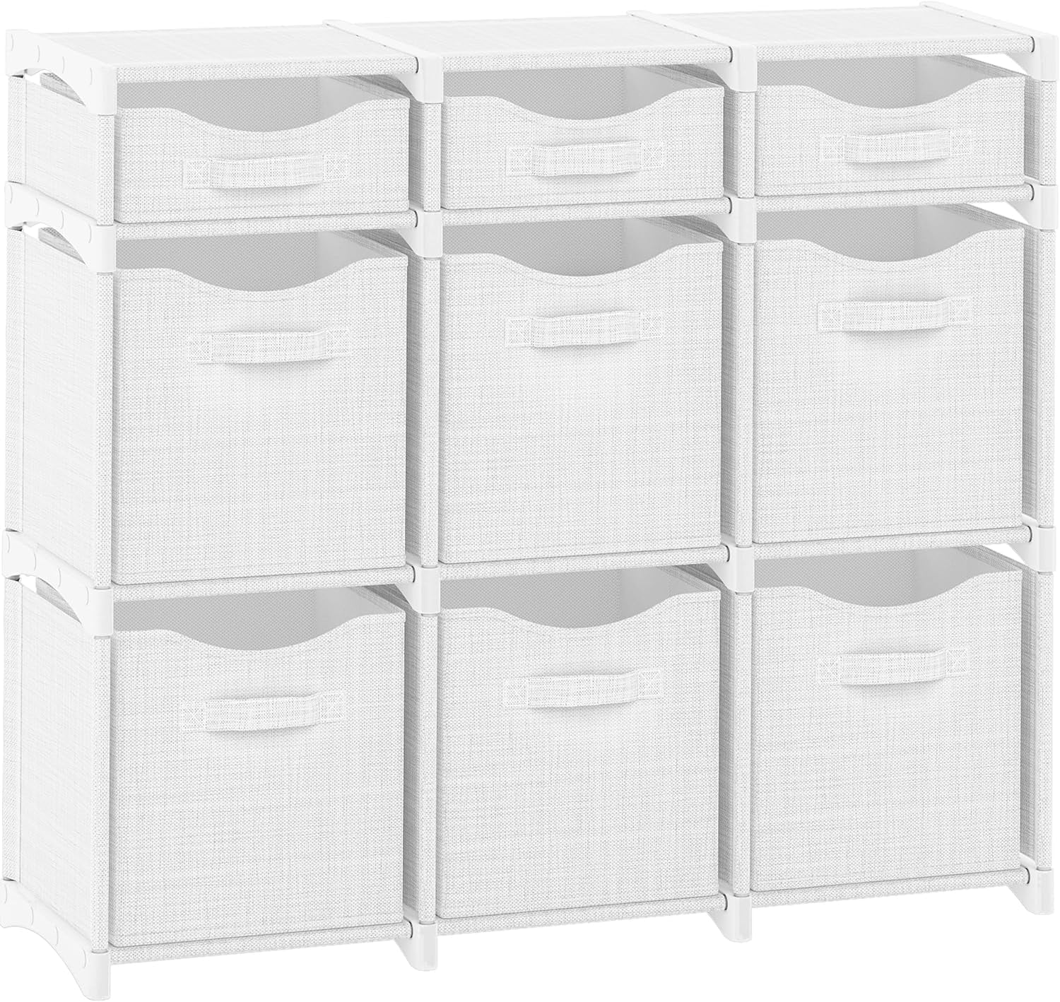 9 Cube Closet Organizers, Includes All Storage Cube Bins, Easy To ...