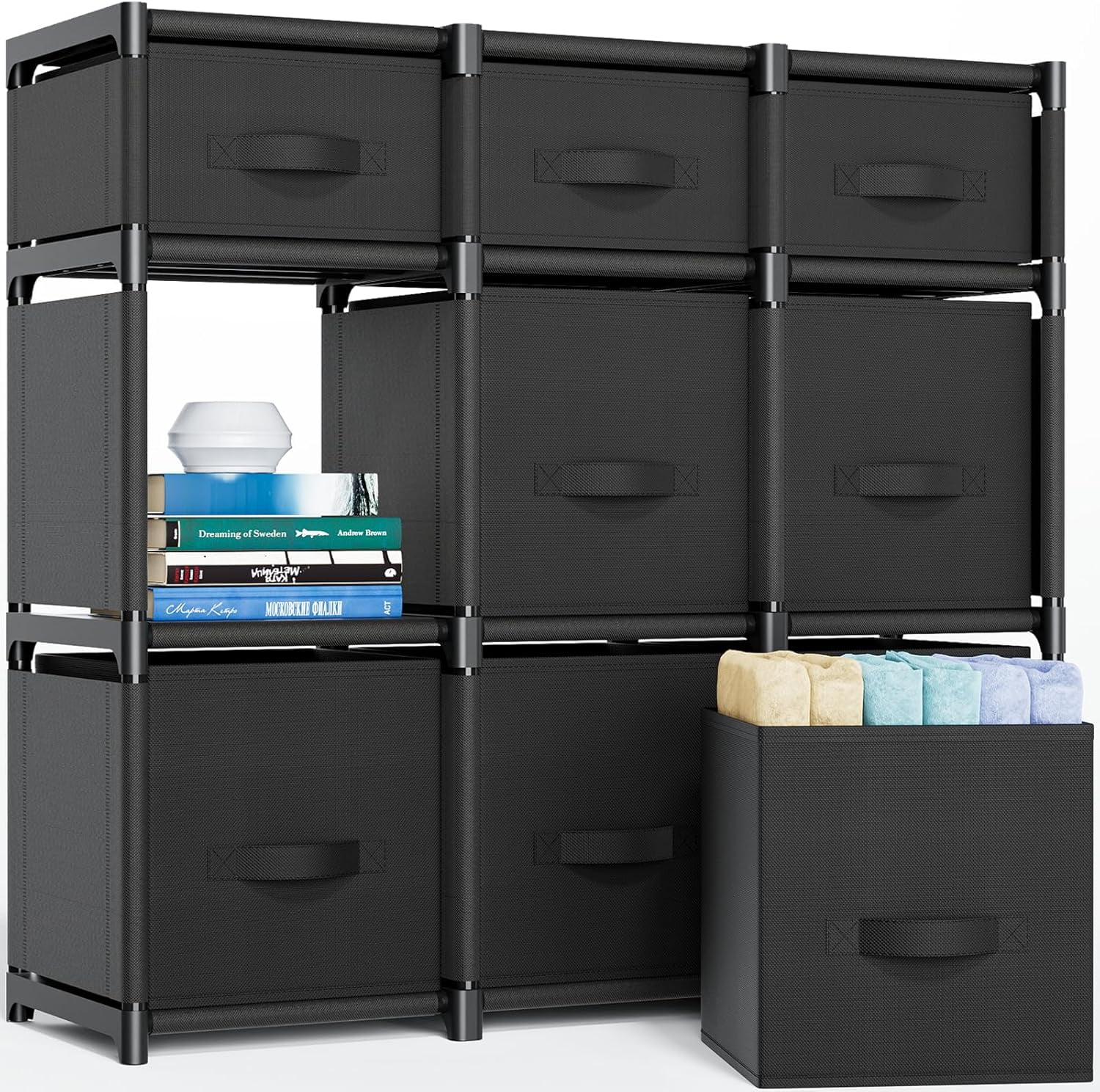 9 Cube Storage Organizer, Closet Organizers and Storage, Cube Storage ...
