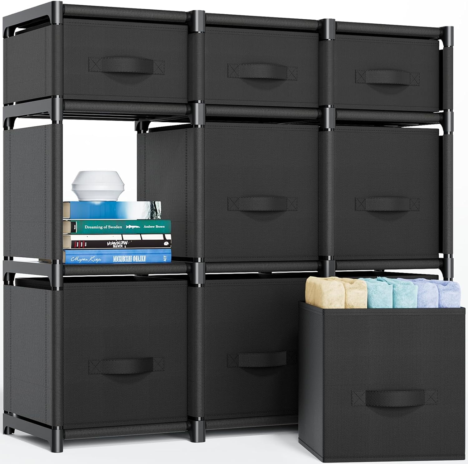9 Cube Storage Organizer, Closet Organizers and Storage, Cube Storage ...