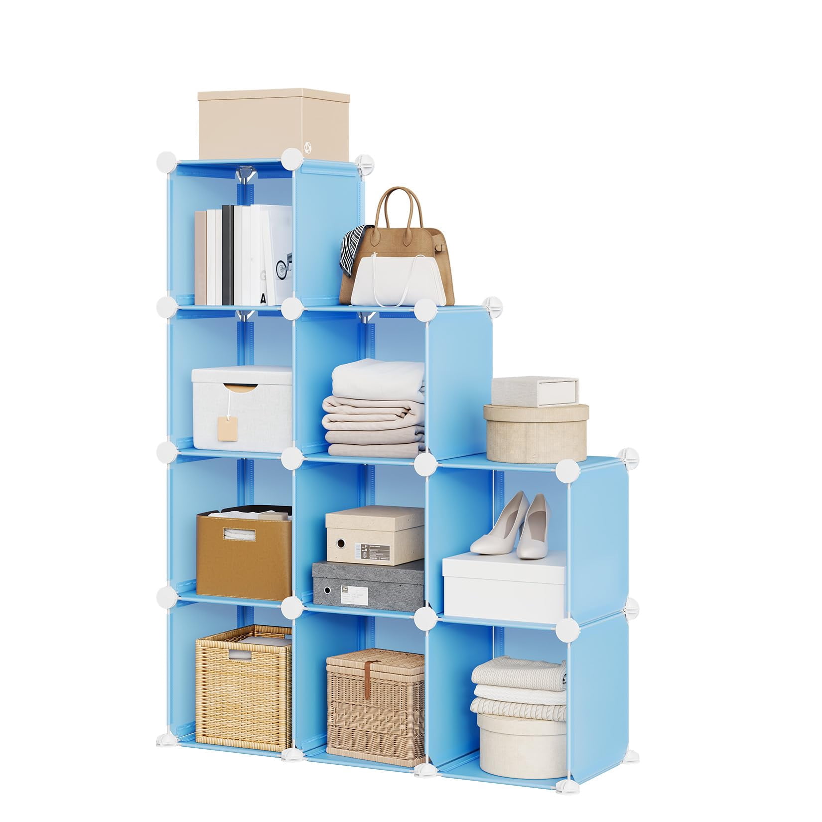 9 Cube Storage Organizer, DIY Modular Bookshelf & Closet Organizer ...