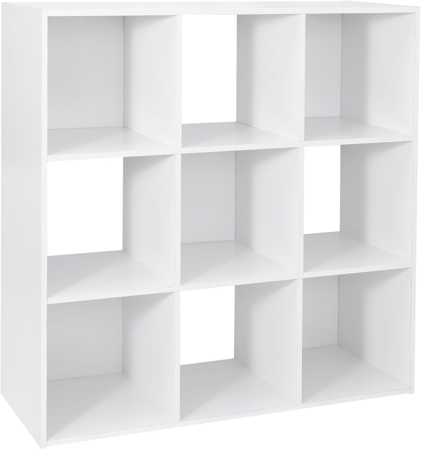 9 Cube Storage Organizer Wooden Display Shelf W/ 5 Removable Back ...