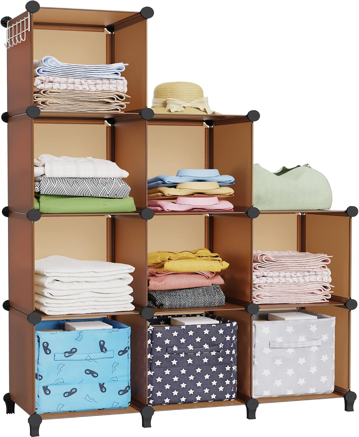 9 Cube closet organizer and storage, portable closet organizer, closet ...