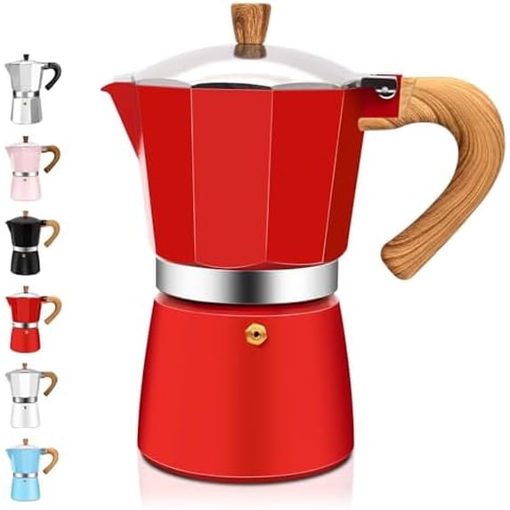 9 Cup Aluminum Espresso Stovetop Moka Pot Express Coffee Maker ...
