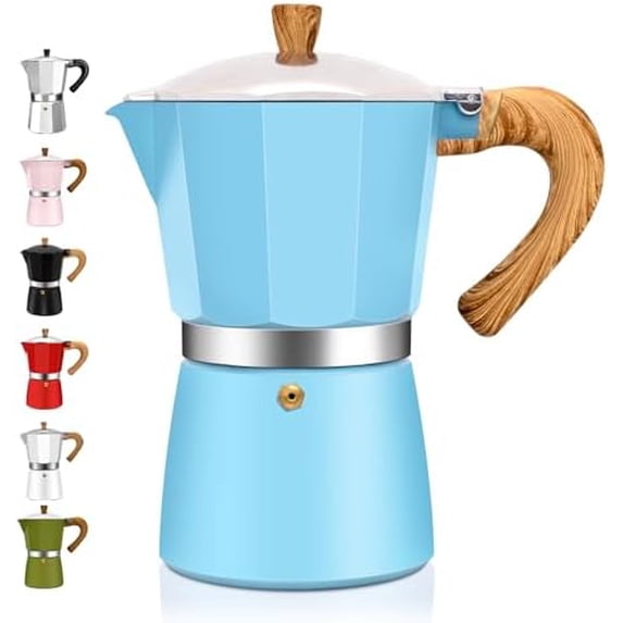 9 Cup Aluminum Espresso Stovetop Moka Pot Express Coffee Maker ...