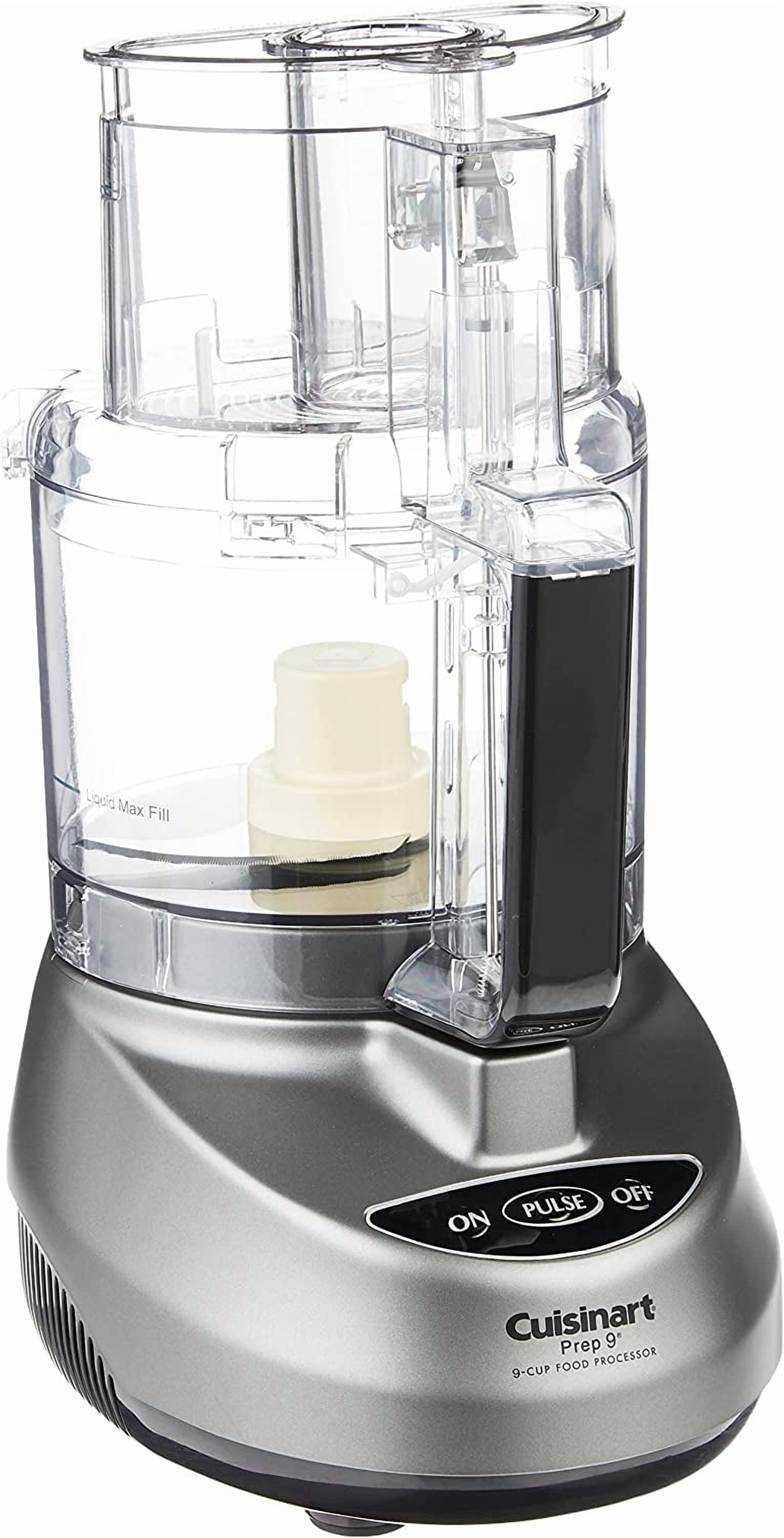 9-Cup Food Processor, Gun Metal - Walmart.com