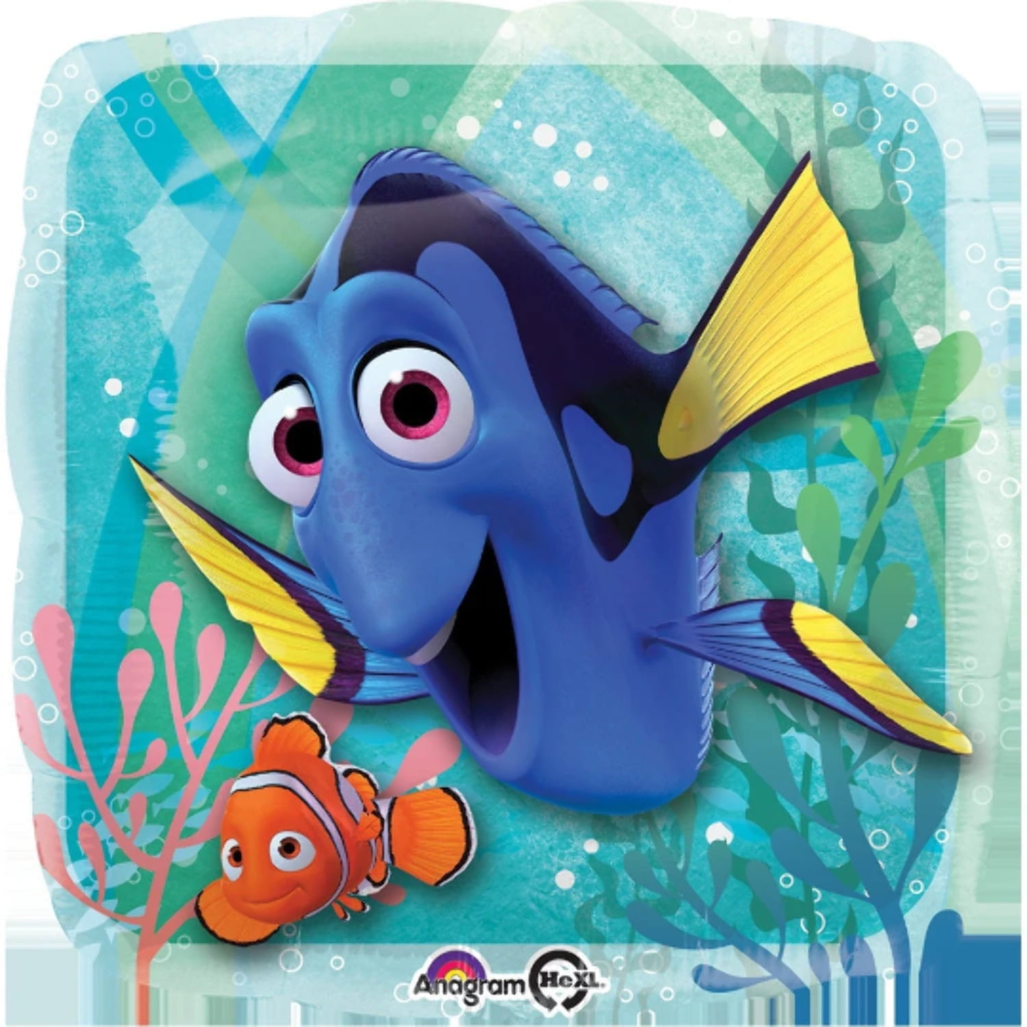 9" DORY and NEMO Mini Shape Balloon (Air-Fill Only) Party Supplies ...