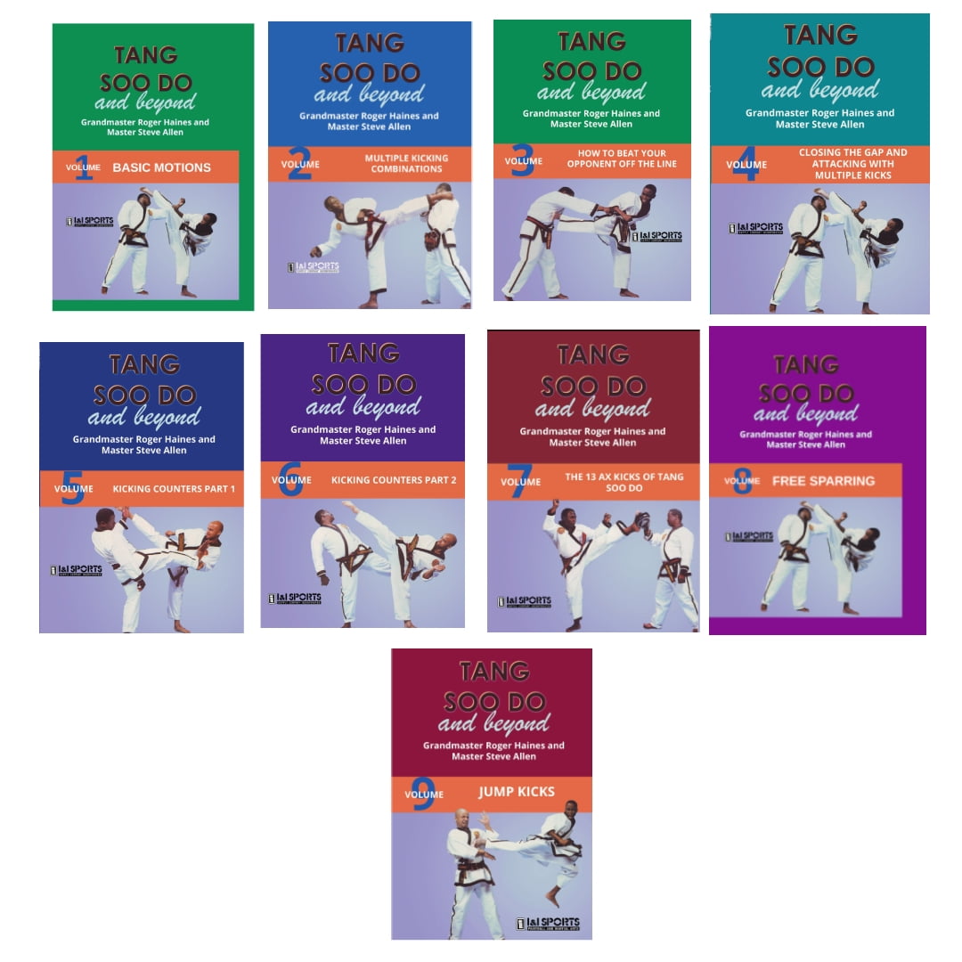 9 DVD Set Tang Soo Do & Beyond Korean Karate - Roger Haines - Walmart.com