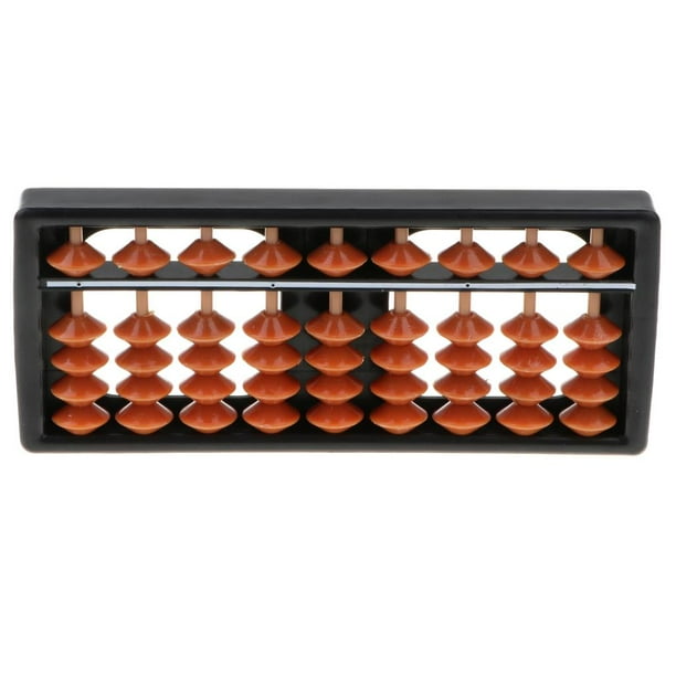 9 Digits 5 Beads Arithmetic Abacus Calculator Count Number Math ...