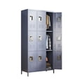 9 Door 72"H Metal Lockers With Lock for Employees,School,Office,Gym ...