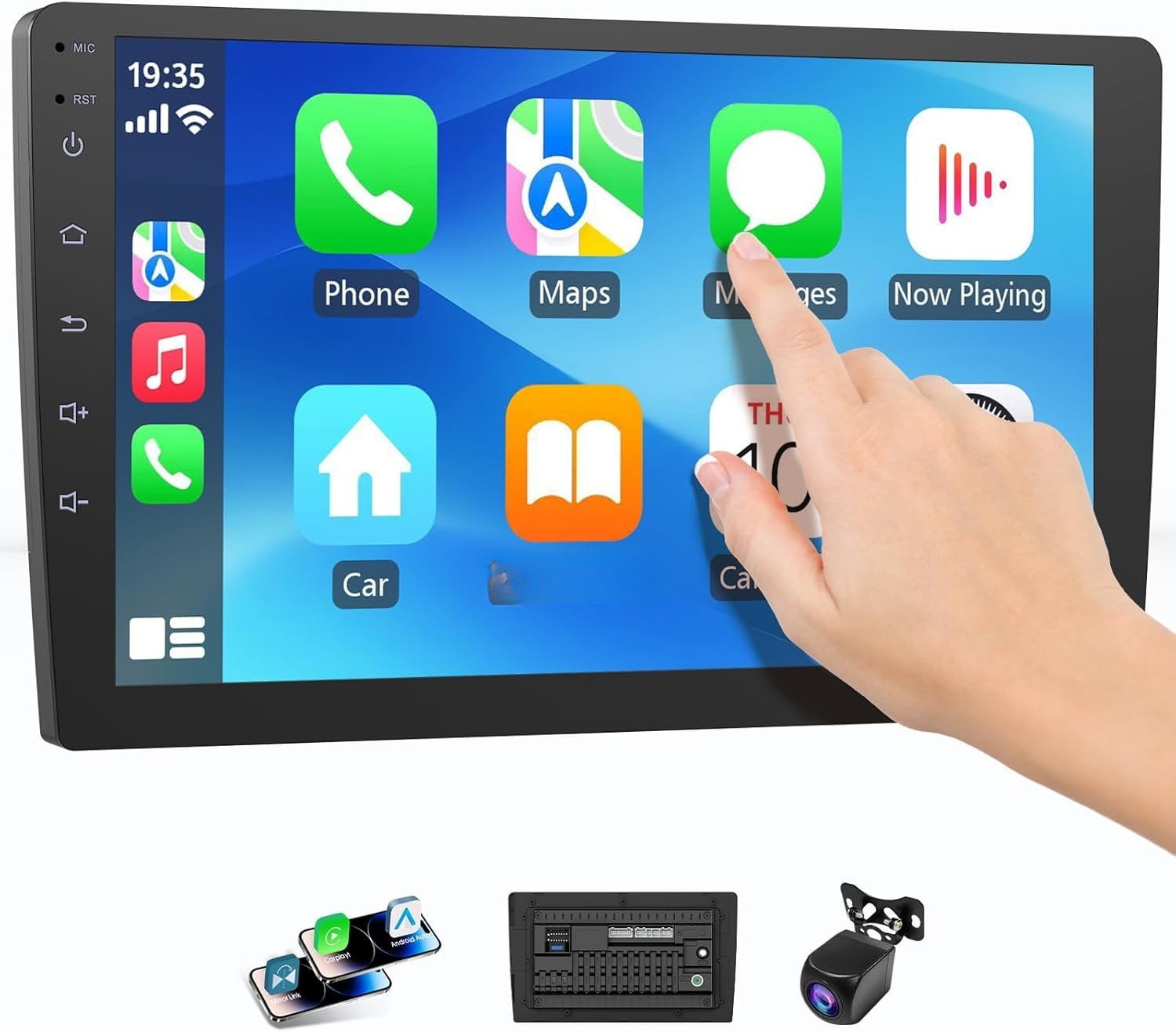 9" Double Din Stereo with , Radio and , Backup Camera, GPS Navigation ...