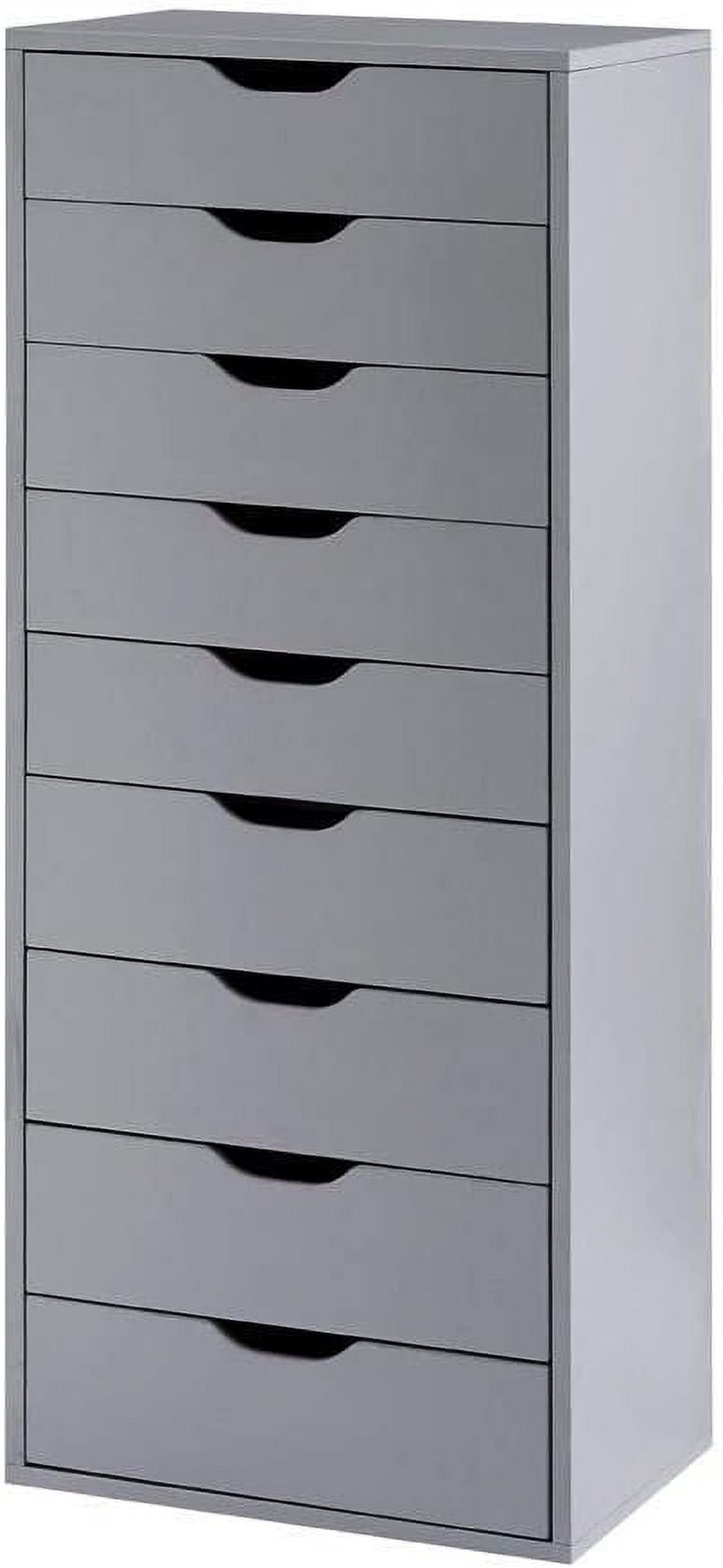 9 Drawer Dresser for Bedroom, Stylish Tall Dressers with Wheels ...