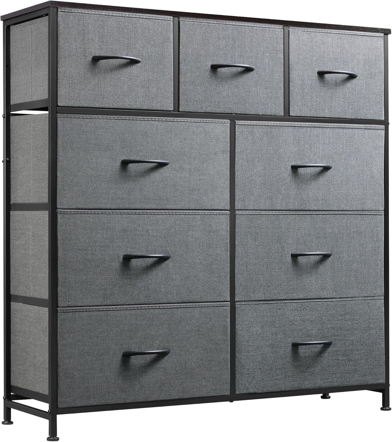 9-Drawer Dresser, Fabric Storage Tower for Bedroom, Hallway, Entryway ...
