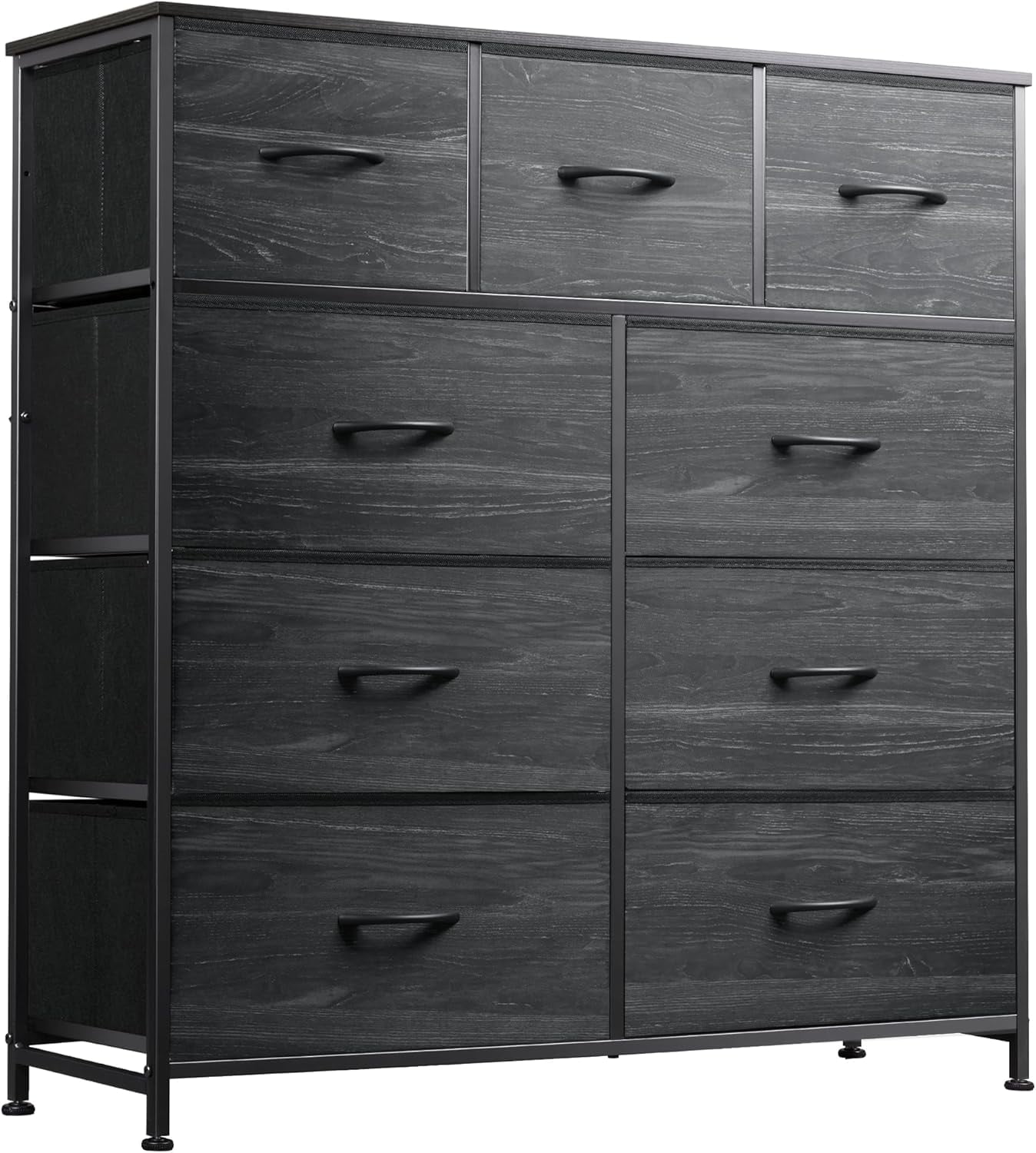 9-Drawer Dresser, Fabric Storage Tower for Bedroom, Hallway, Closet ...