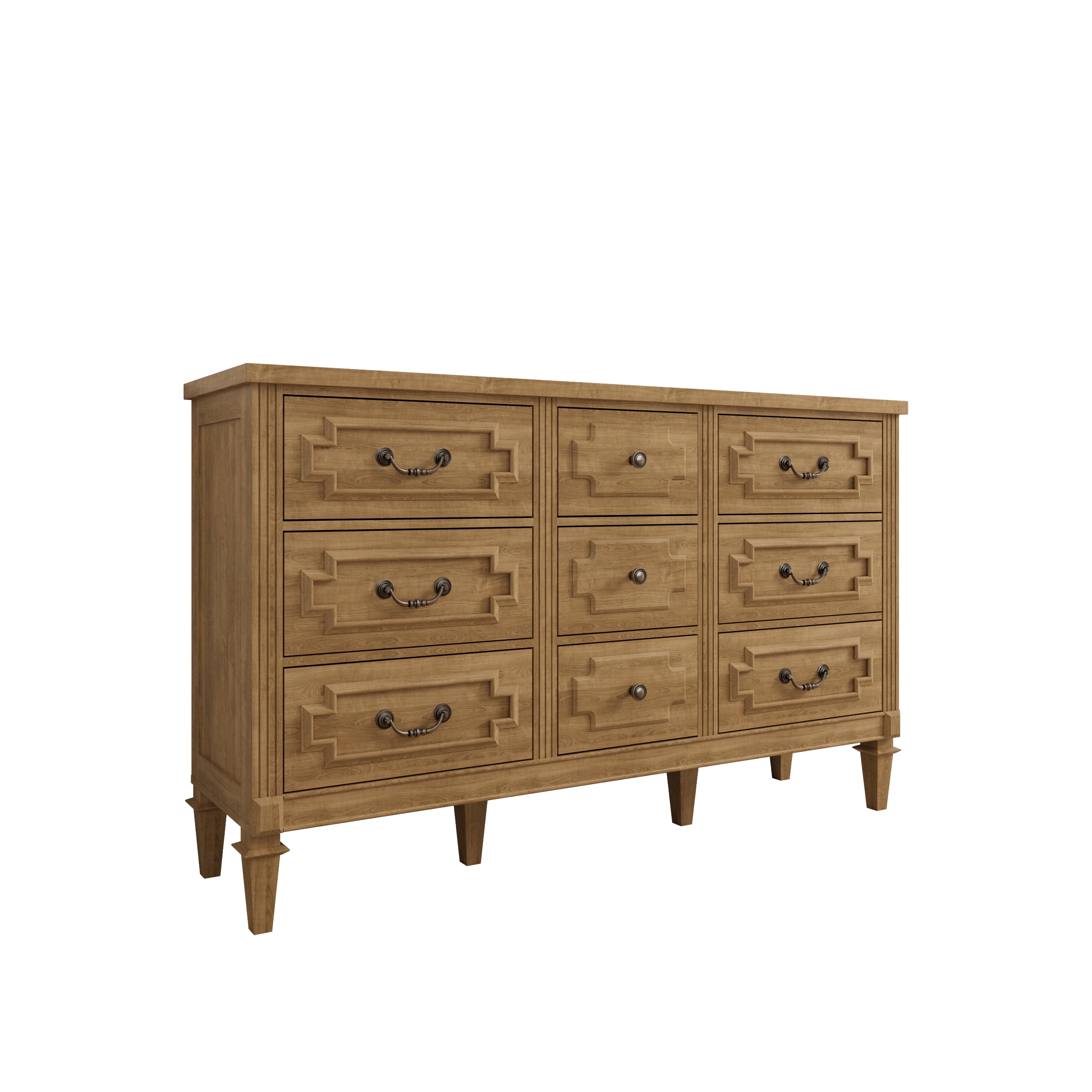 9 Drawer Dresser for Bedroom, Large Dressers & Chest of Drawers With ...