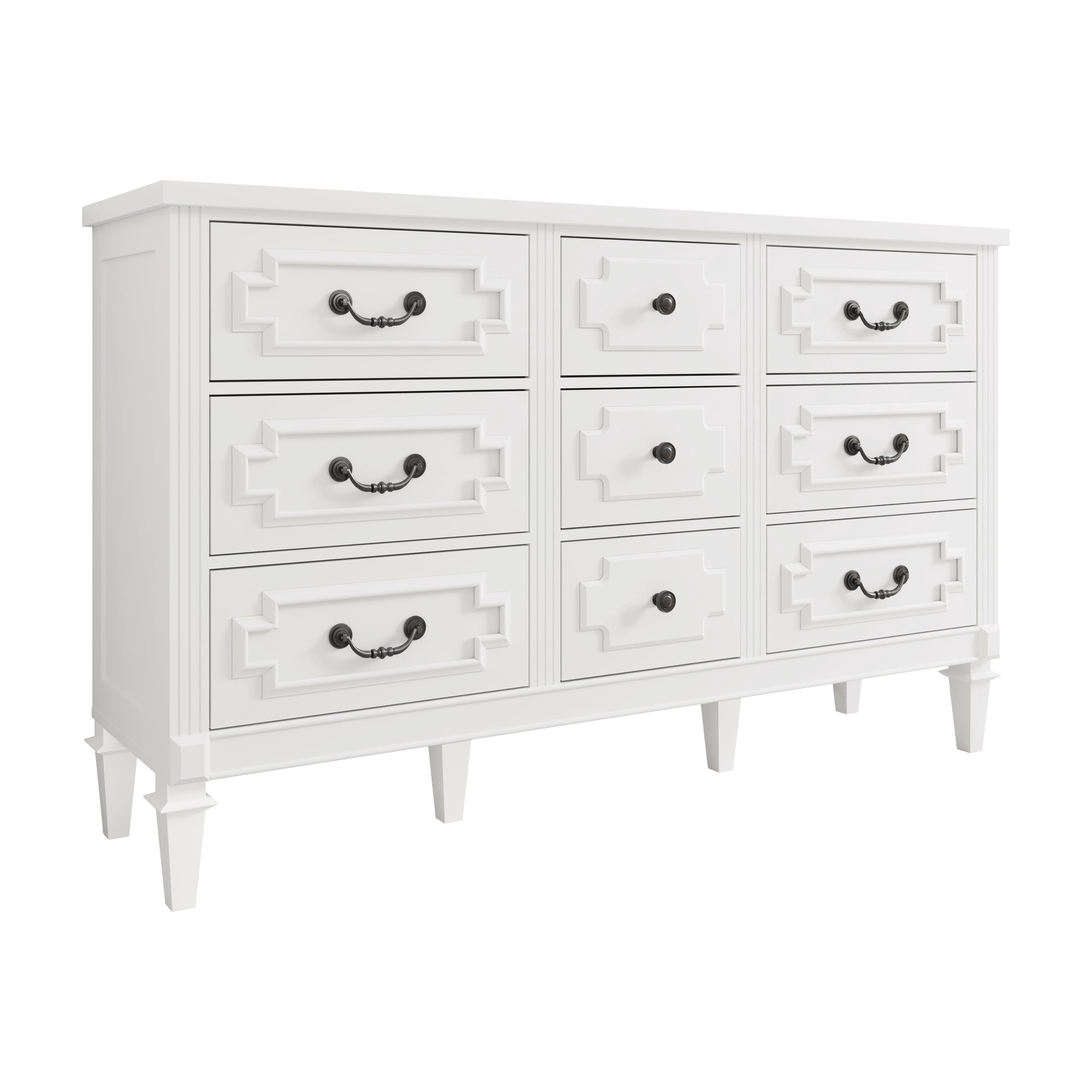 9 Drawer Dresser for Bedroom, Large Dressers & Chest of Drawers With ...