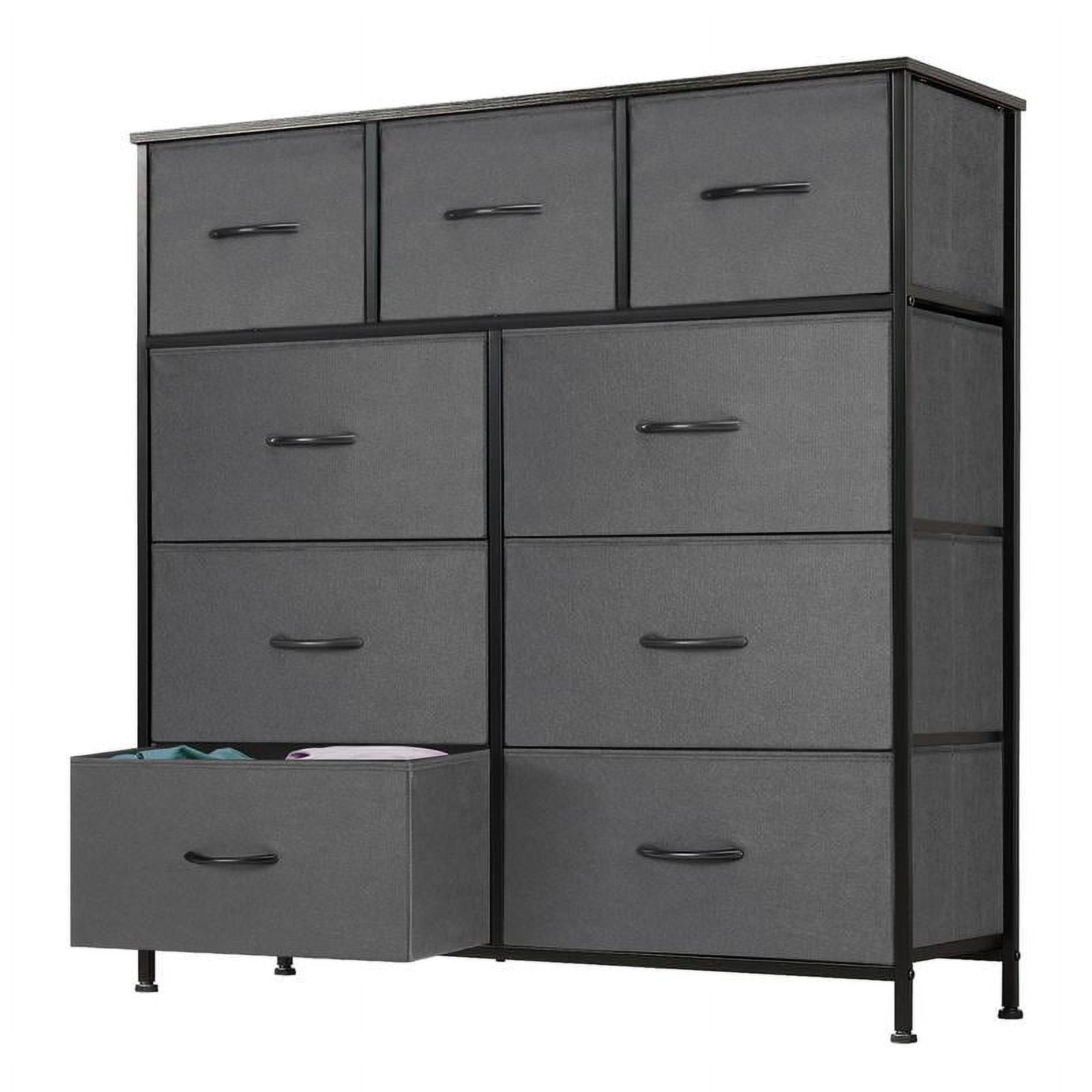 9 Drawers Dresser for Bedroom, Storage Drawers, Fabric Storage Tower ...