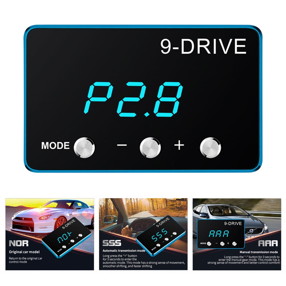 9 Drive 9 Mode Electronic Throttle Controller Pedal Accelerator Booster ...