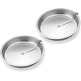 Lever Release Pie Pan Easy-Out 9 Inch Round Cake Pan Set Of 2 - Quick ...