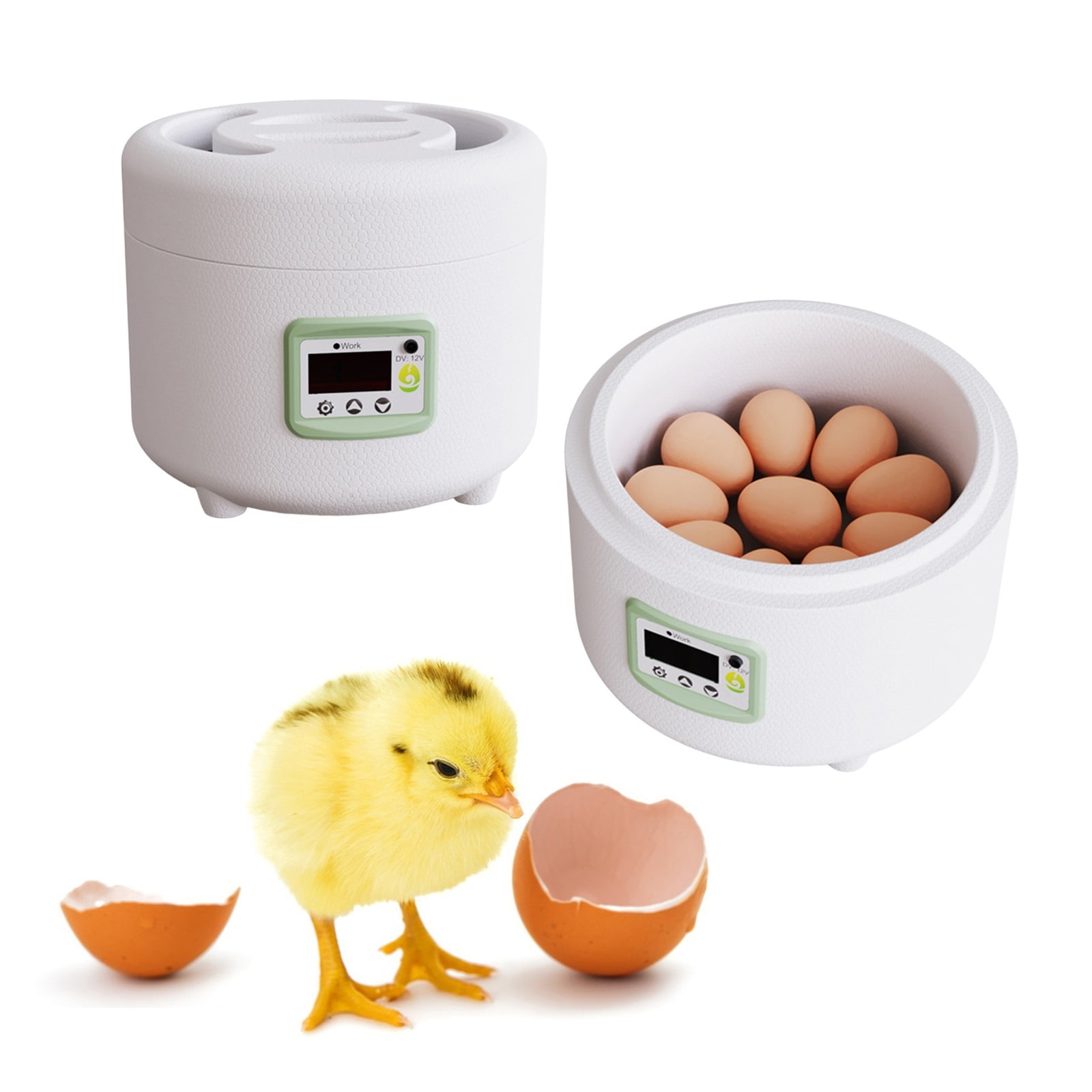 9 Eggs Incubator Poultry Automatic Temperature Control Incubator Tool ...